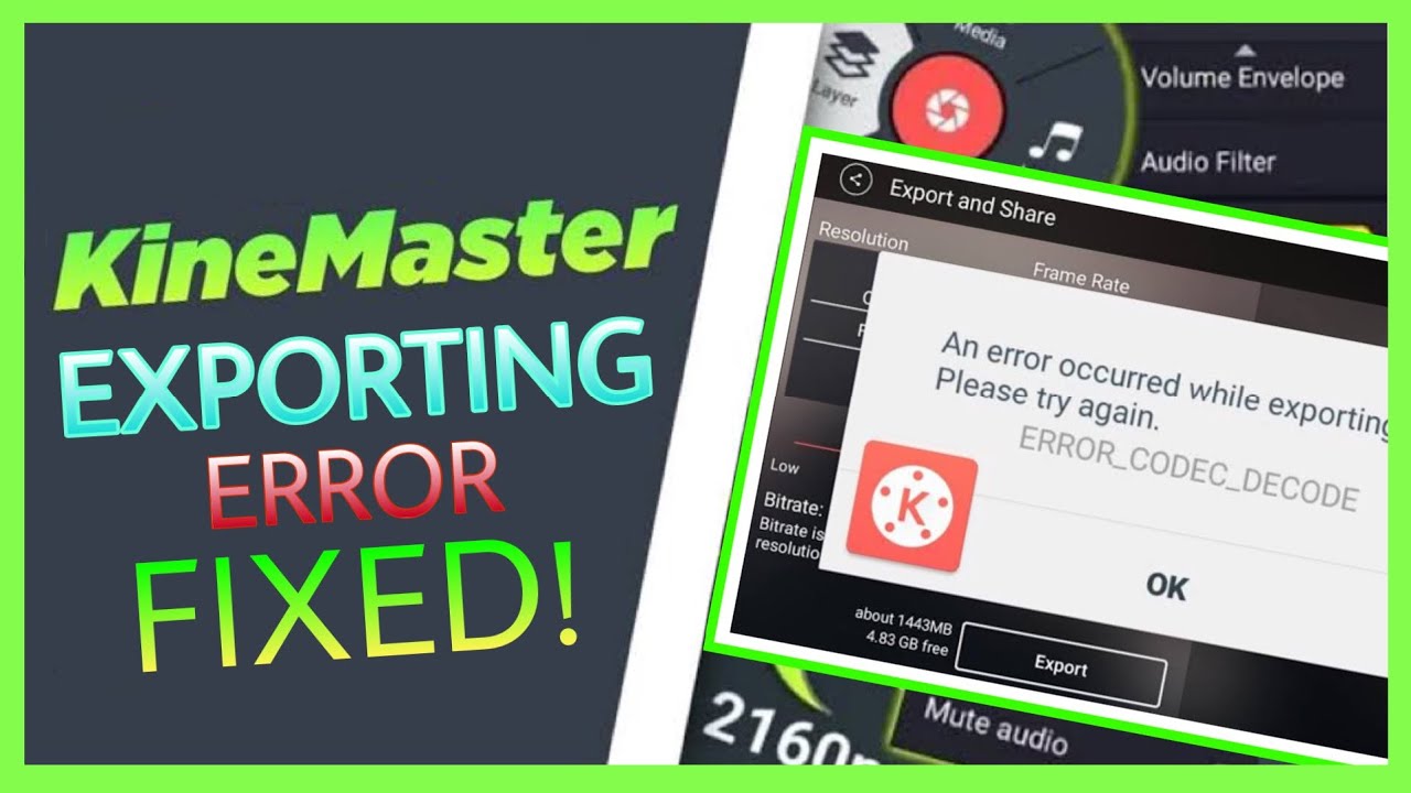 HOW TO FIX KINEMASTER EXPORTING ERROR |EASY STEPS|ANDROID - YouTube