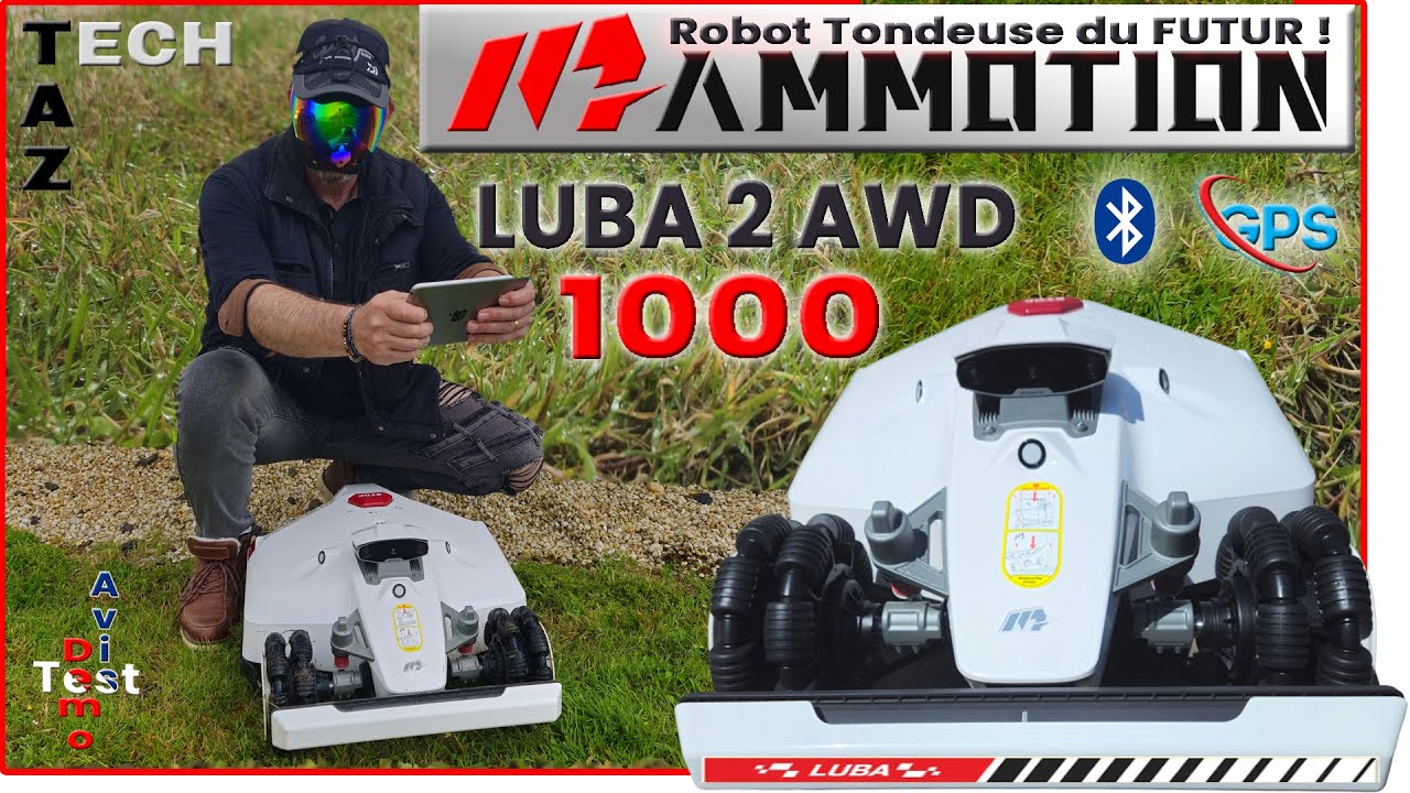 Robot Tondeuse FPV / GPS / Bluetooth - LUBA 2 AWD 1000 MAMMOTION - UN ...
