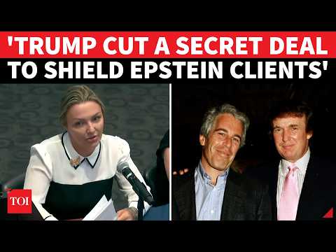 Epstein Survivor Drops Trump BOMBSHELL In Full House; 'Secret Deal Shielded To...' | WATCH