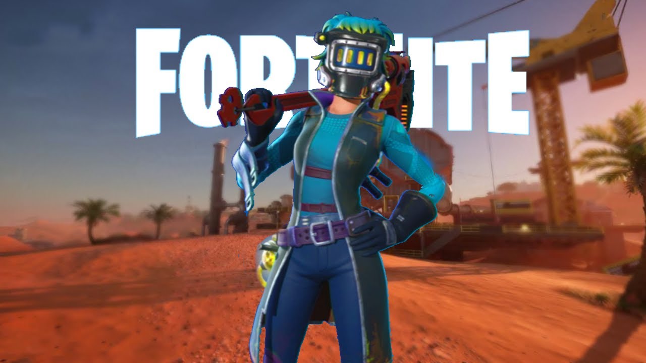 COBALT BURN MACHINIST SKIN Gameplay - Fortnite [Chapter 5 Season 3 ...