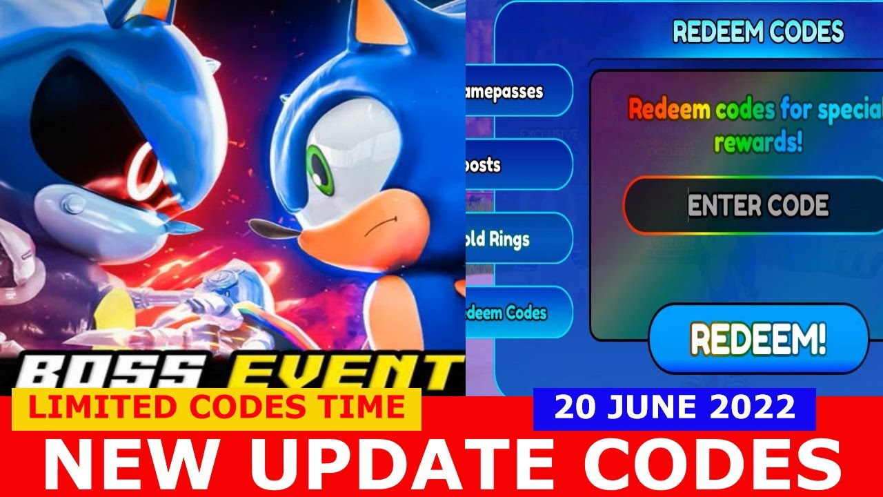 NEW UPDATE CODES [METAL UPDATE] Sonic Speed Simulator ROBLOX | 20 JUNE ...