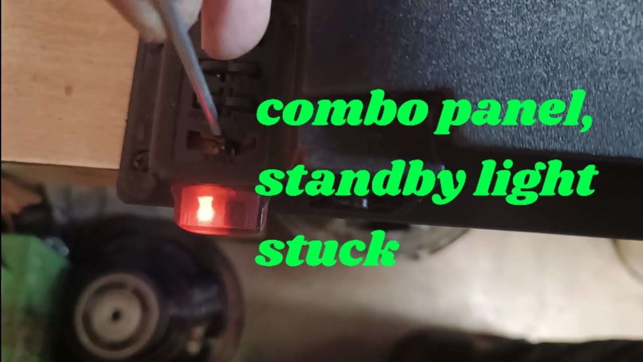 Combo panel, standby light stuck , how to troubleshoot LED TV. - YouTube