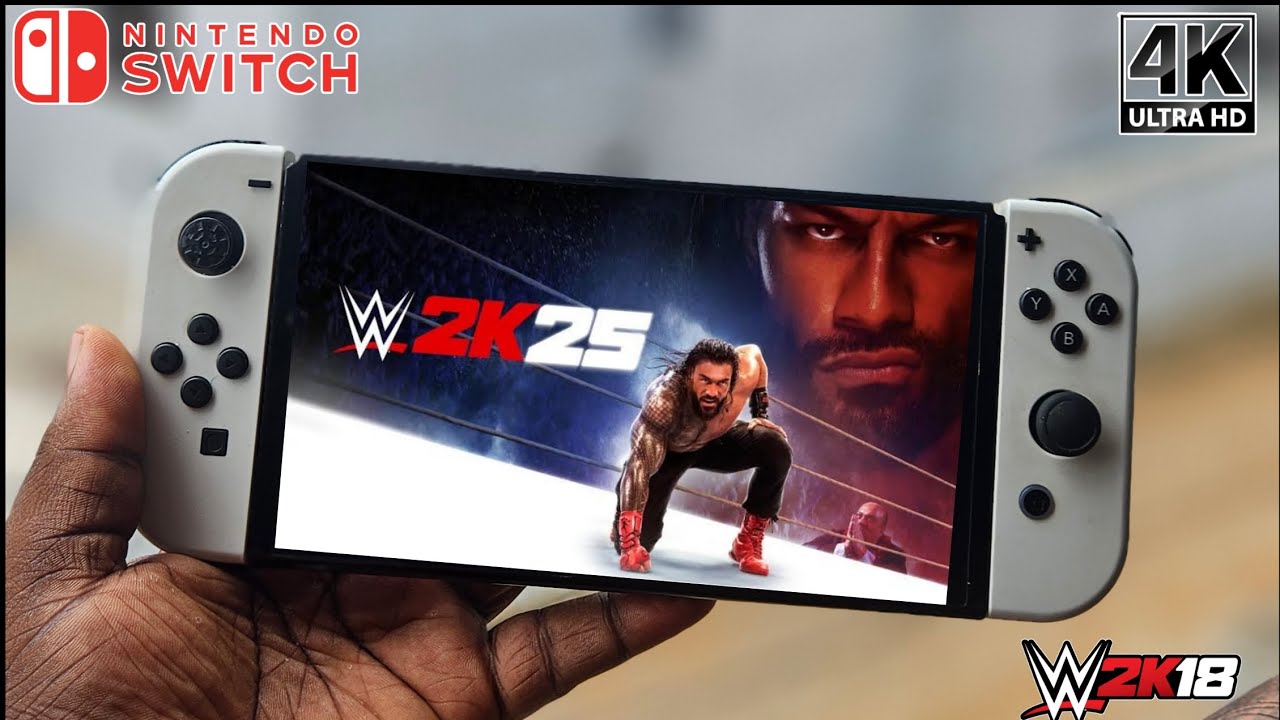 WWE 2K18 on Nintendo Switch Oled Gameplay - YouTube