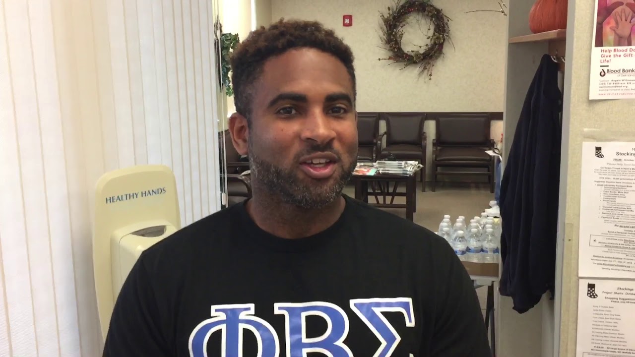 Eric Van Hall Jr. makes Blood Bank of Delmarva history - YouTube