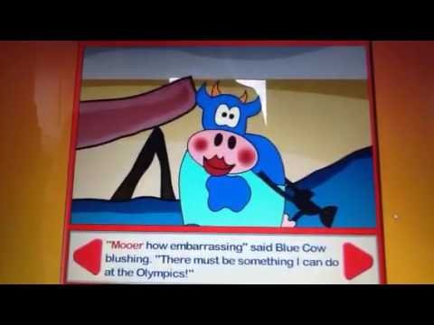 Blue Cow Goes to the Olympic Games - YouTube