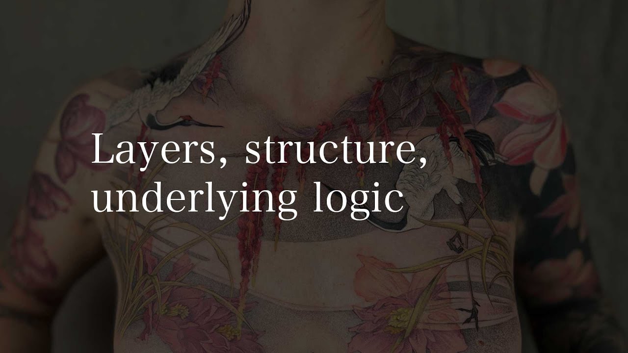 Chest tattoo analysis! Layers, structure, underlying logic of what ...
