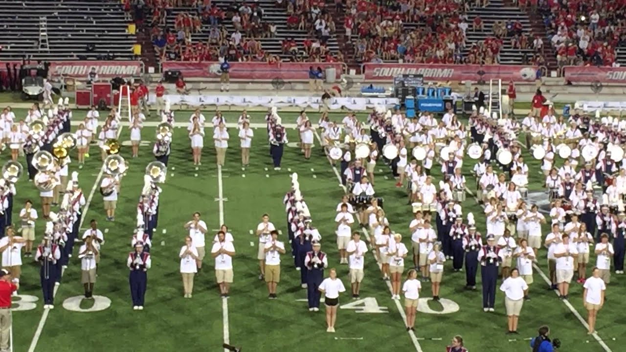 University of South Alabama Jaguar Marching Honor Band 2015 - YouTube