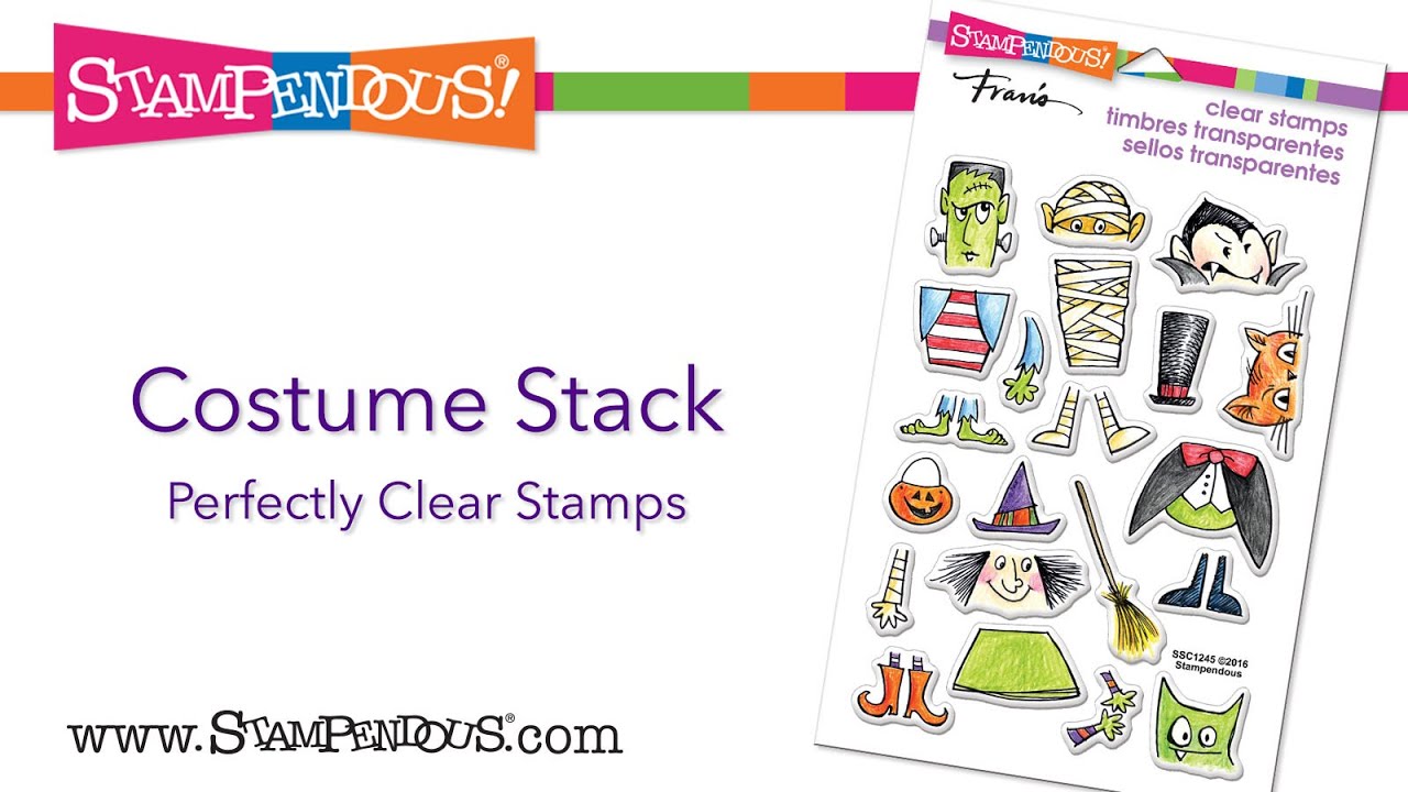 Stampendous Costume Stack - YouTube