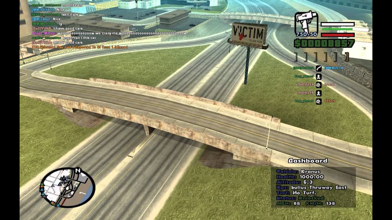 GTA SAMP (Bandicam test) - сервер Black Turbo's World of Candy Girl's ...