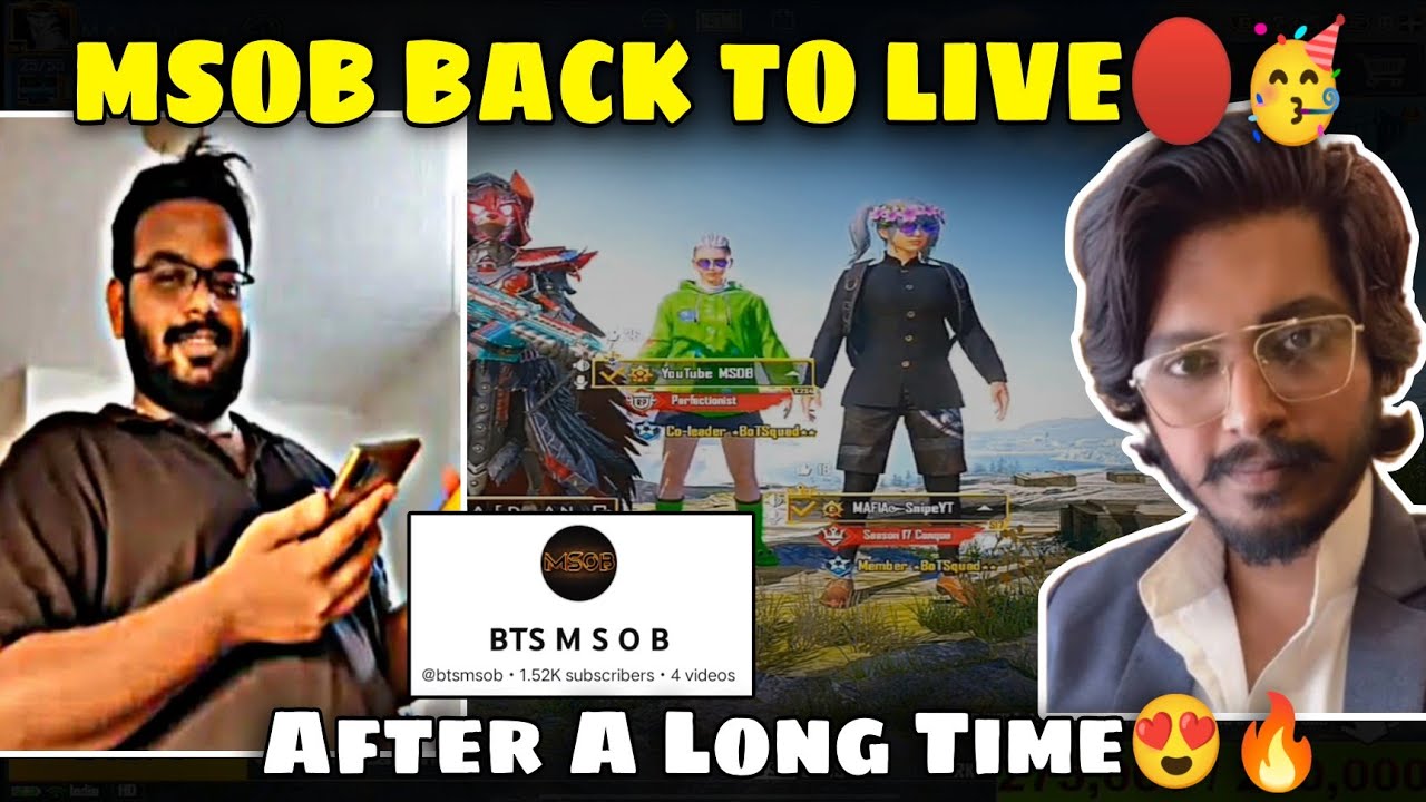 MSOB BACK TO LIVE | AFTER A LONG TIME | BTS - YouTube