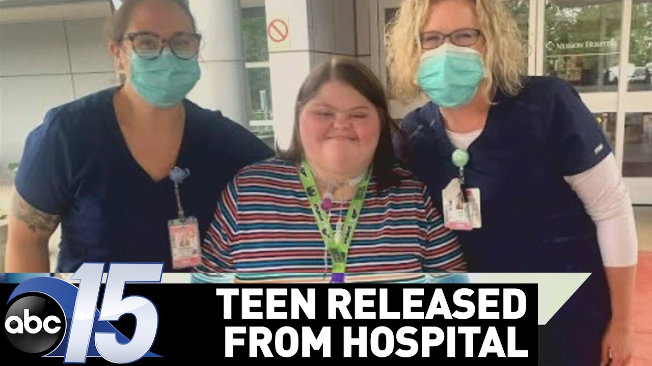 Teen hospitalized with COVID-19 released after 96 days - YouTube