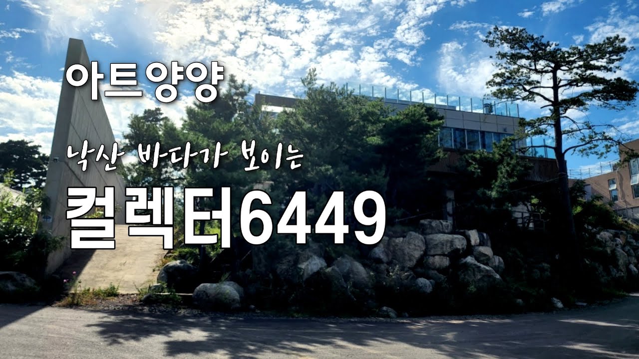 낙산 바다가 보이는 갤러리 스테이, 컬렉터 6449 - YouTube