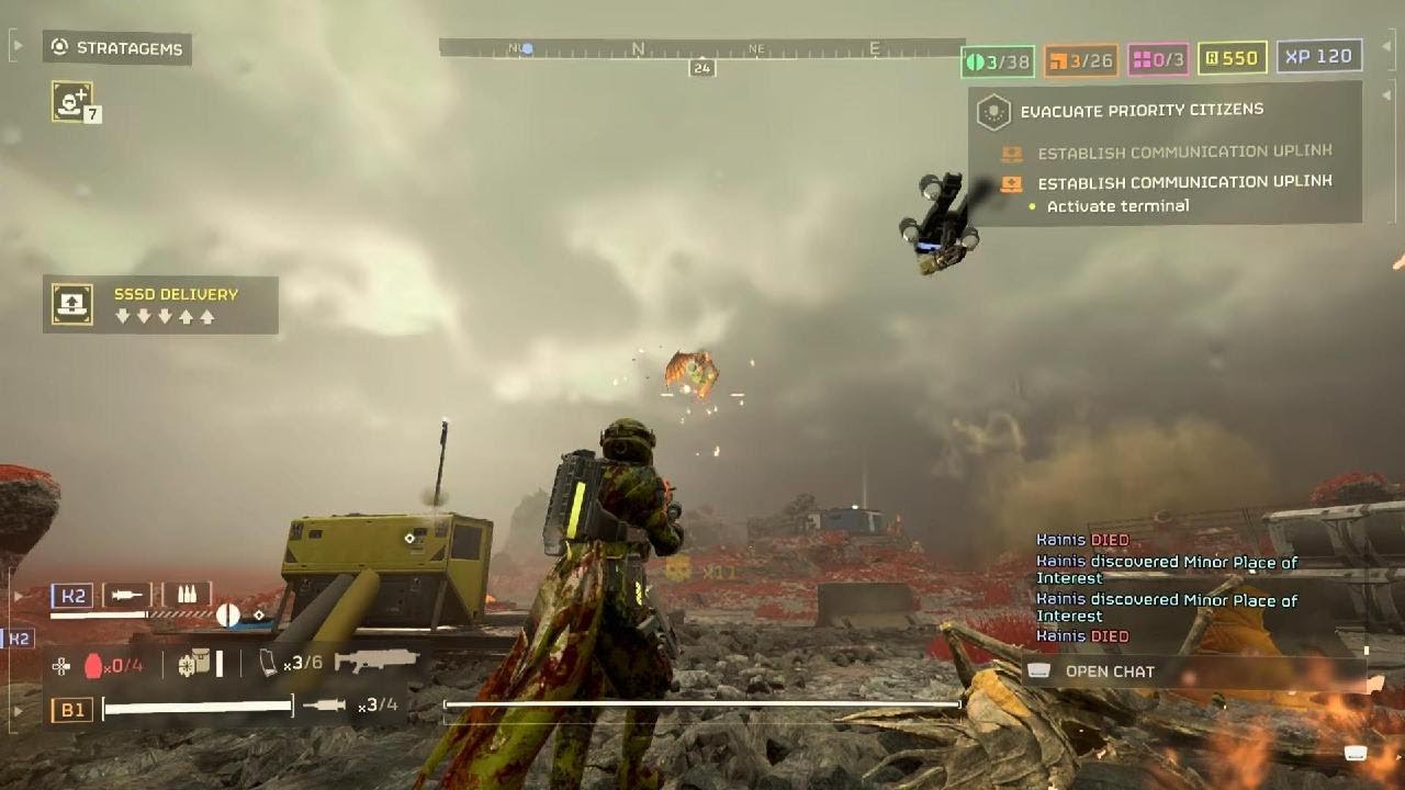 Helldivers 2 - Shrieker Nest Located - YouTube