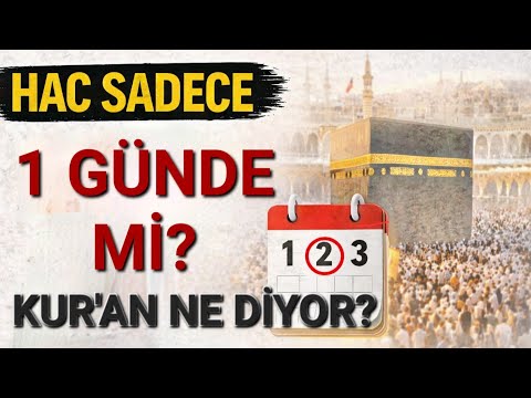HAC İBADETİ HARAM AYLAR İÇİNDE YAPILAMAZ MI? #hac #umre