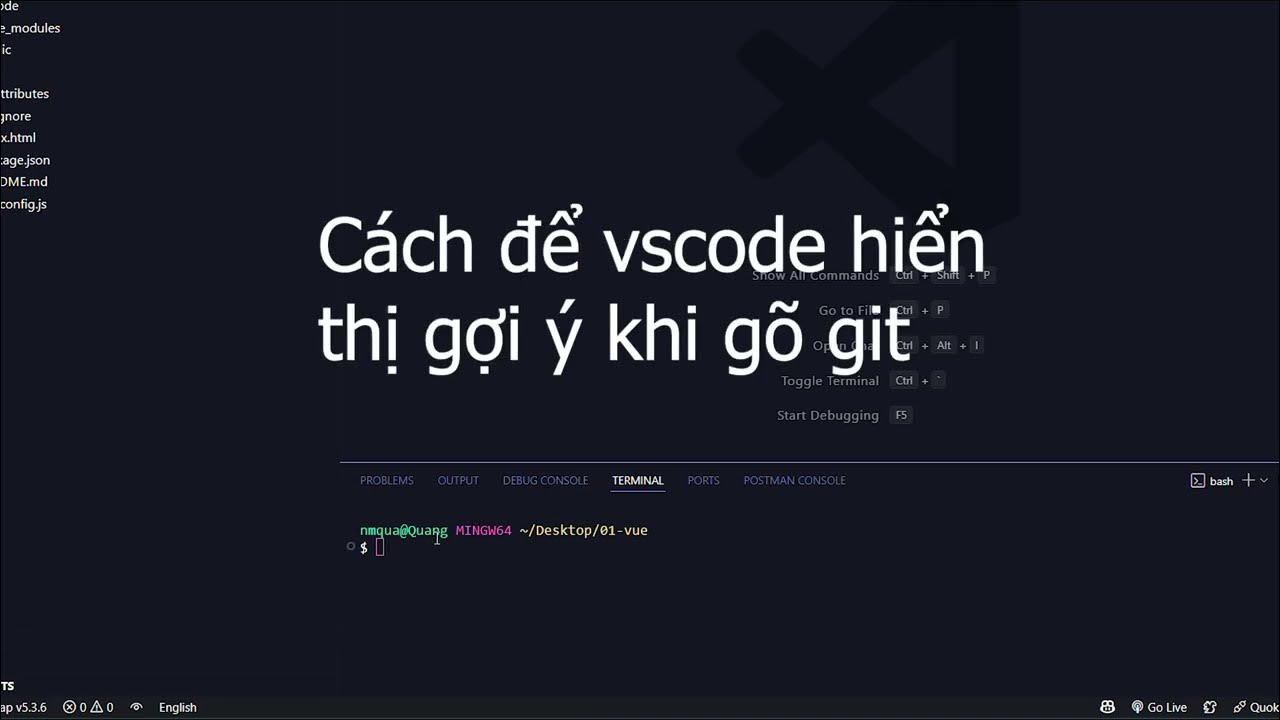 Terminal Suggest: Mẹo gõ lệnh nhanh mà ai cũng nên biết trong vscode #shorts #vscode #vscodetips ...