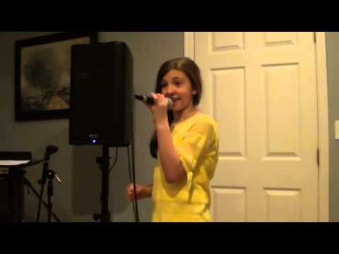 Macy Tabor singing national anthem M2U00120 - YouTube