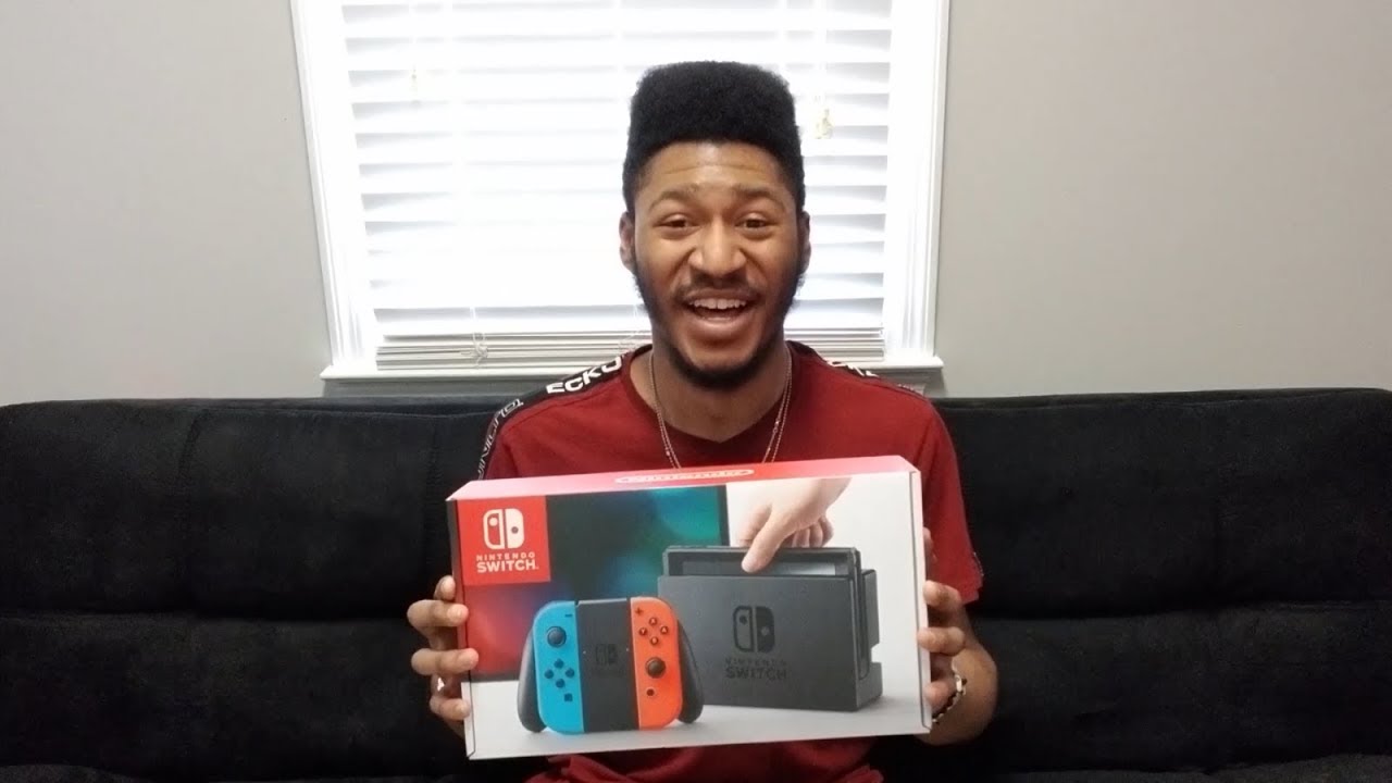 I FINALLY GOT THE SWITCH! | My Nintendo Switch Unboxing - YouTube