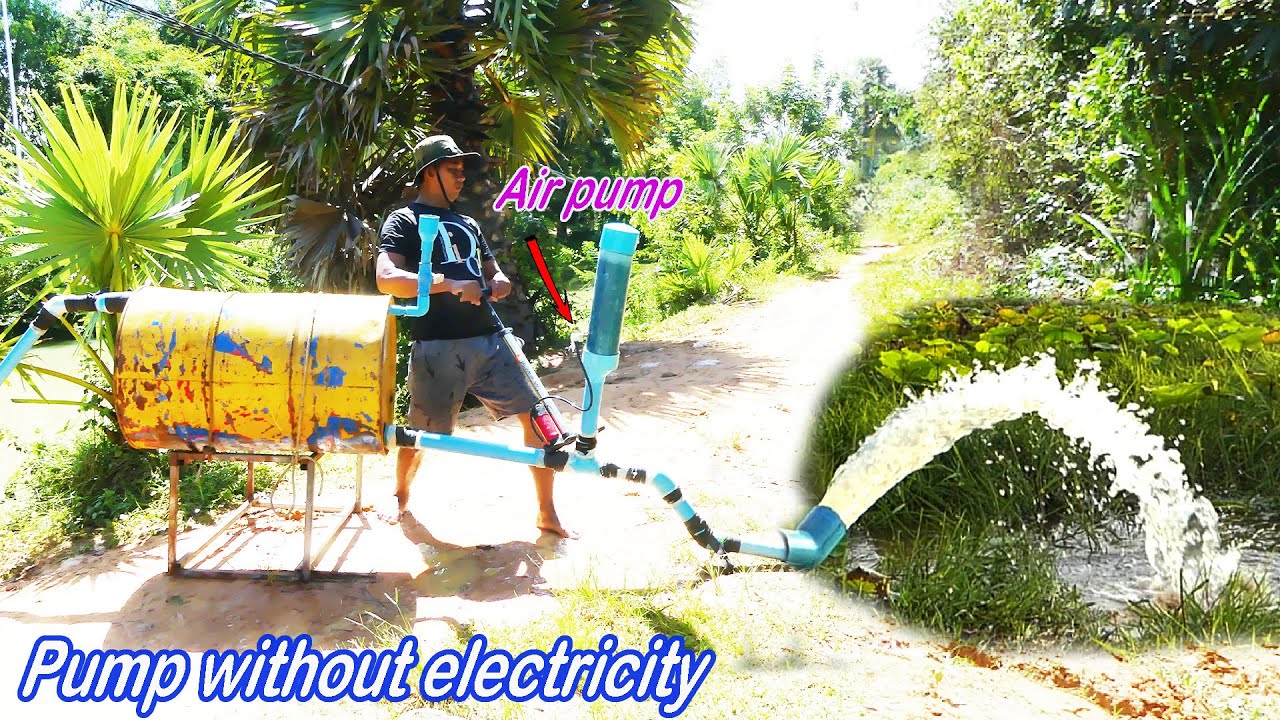 Pressured Pump from Deep well, Amazing Auto water motion from deep well ...