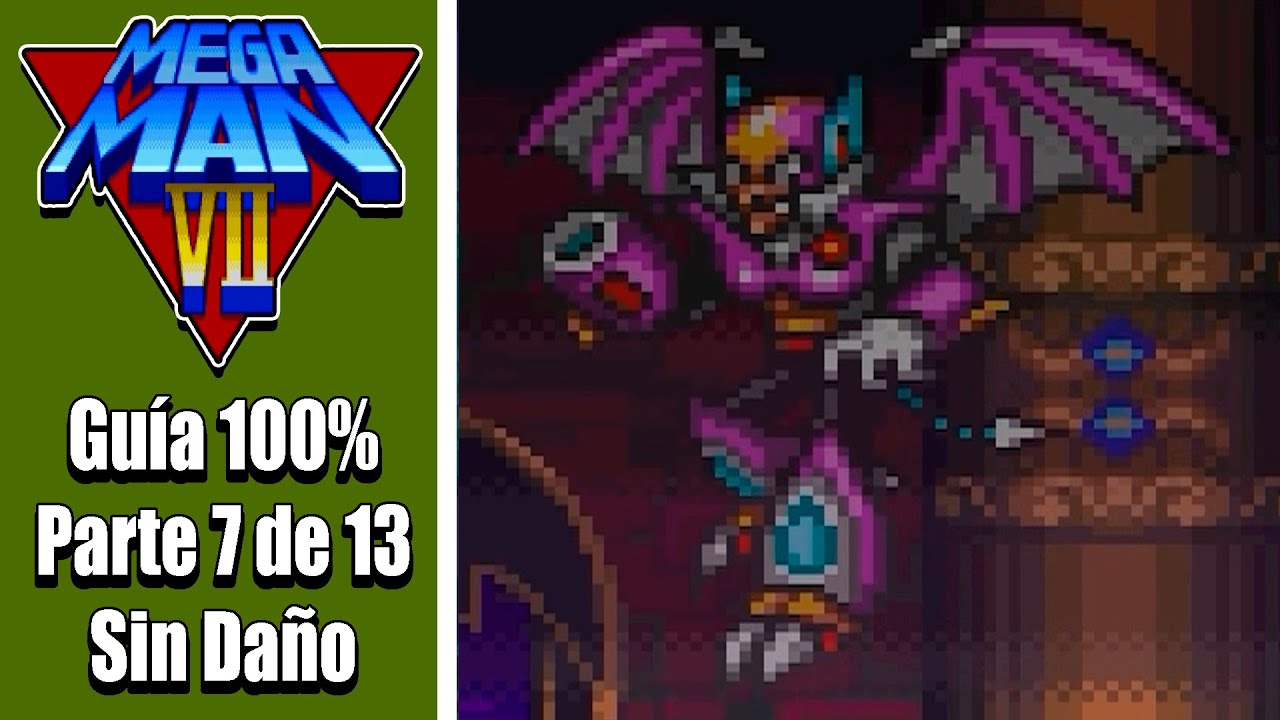 Megaman 7 (SNES) Guía Completa 100% Parte 7 de 13 Shademan (Sin Daño ...