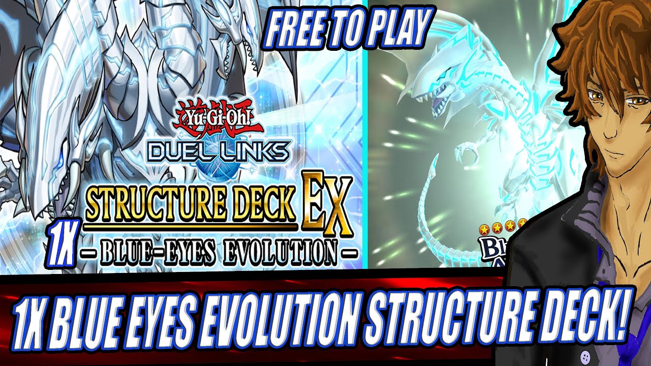 FREE TO PLAY BLUE EYES EVOLUTION EX STRUCTURE DECK! | YuGiOh Duel Links ...