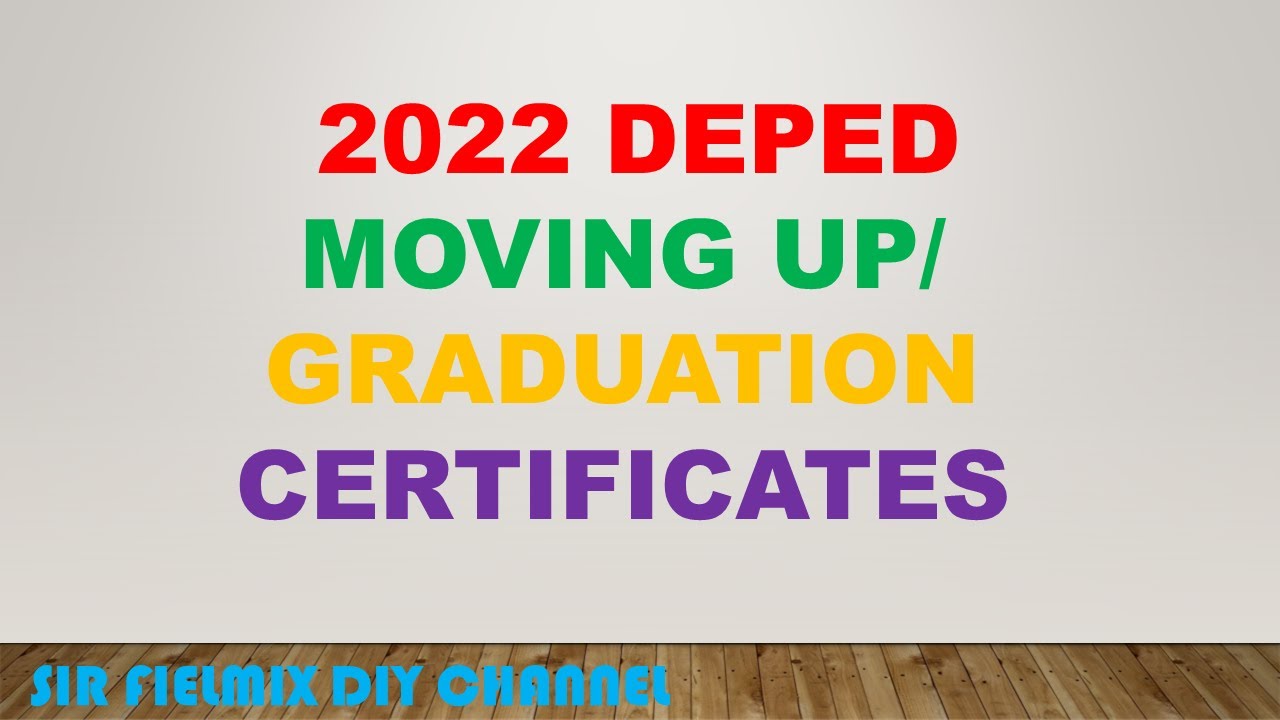 EDITABLE 2022 GRADUATION CERTIFICATES Deped Manual Of Styles & Service ...