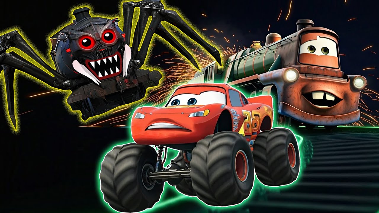 Robot Cars Vs Evil Train Monsters | Music MiX meme - YouTube