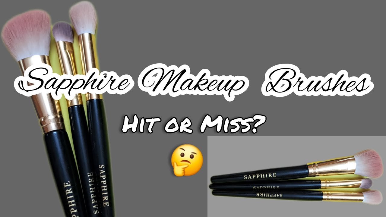 MAKEUP BRUSHES FROM SAPPHIRE REVIEW || Sapphire Beauty #sapphiremakeup ...