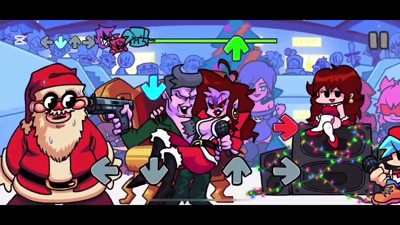 fnfスマホ版のウィーク5をやったよ！ I played week 4 of the mobile version of fnf! - YouTube