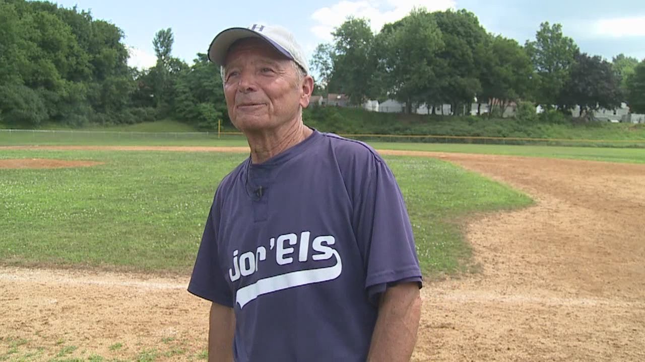 Old Men Playing Baseball