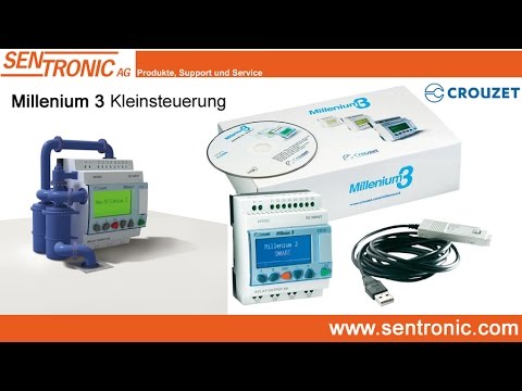 SENTRONIC AG - CROUZET Millenium 3 Kleinsteuerung - YouTube