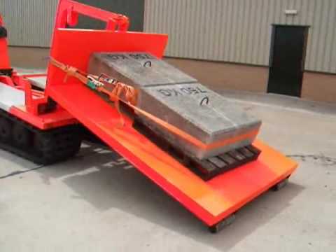 Hook Lift system which we deploy on the BV206 - YouTube