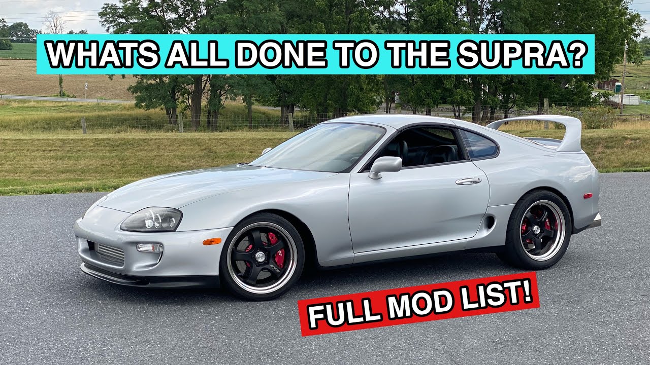 All The Supra Mods (In Car Fun Also) - YouTube