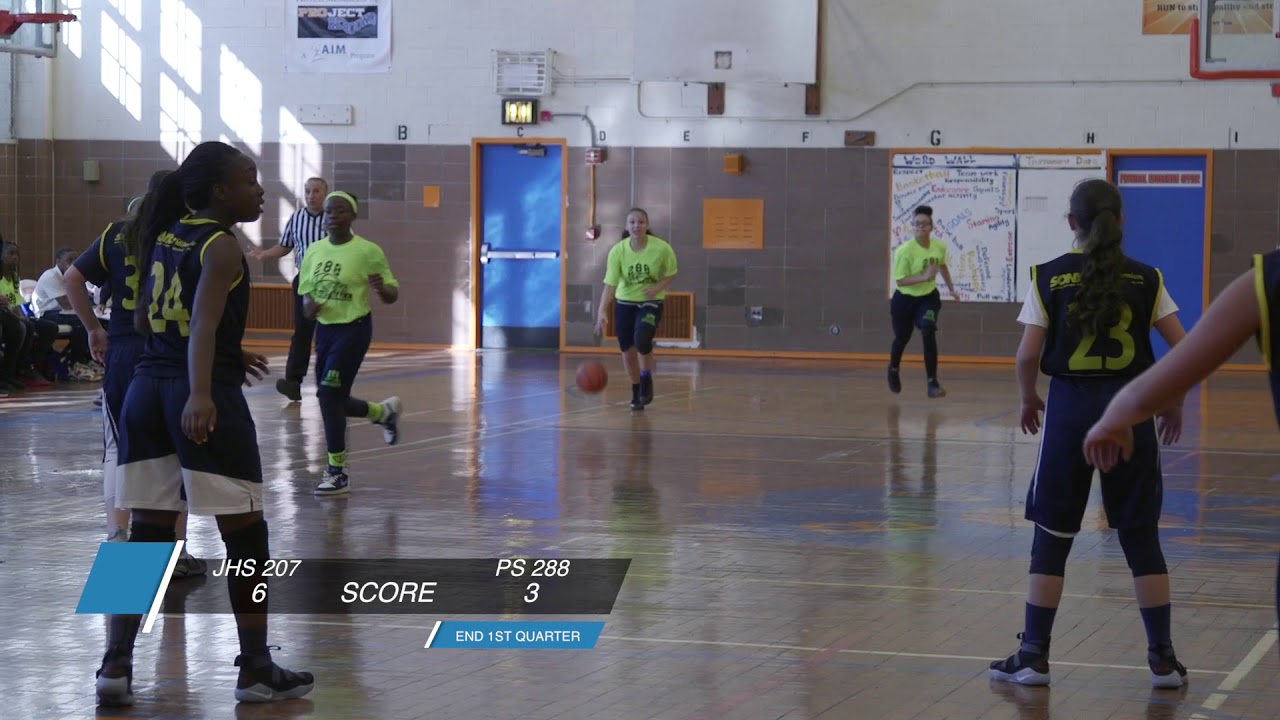 Brooklyn Girls Varsity Final 2018 JHS 207 vs PS 288 - YouTube