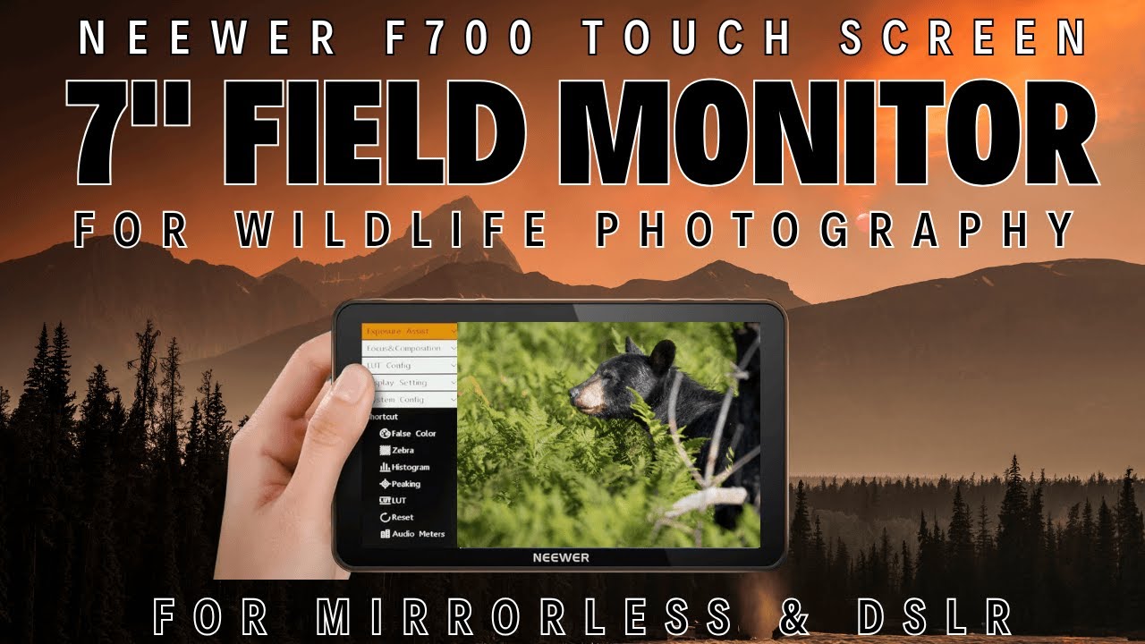 NEEWER F700 7" Camera Field Touch Screen Monitor Wildlife Photography ...
