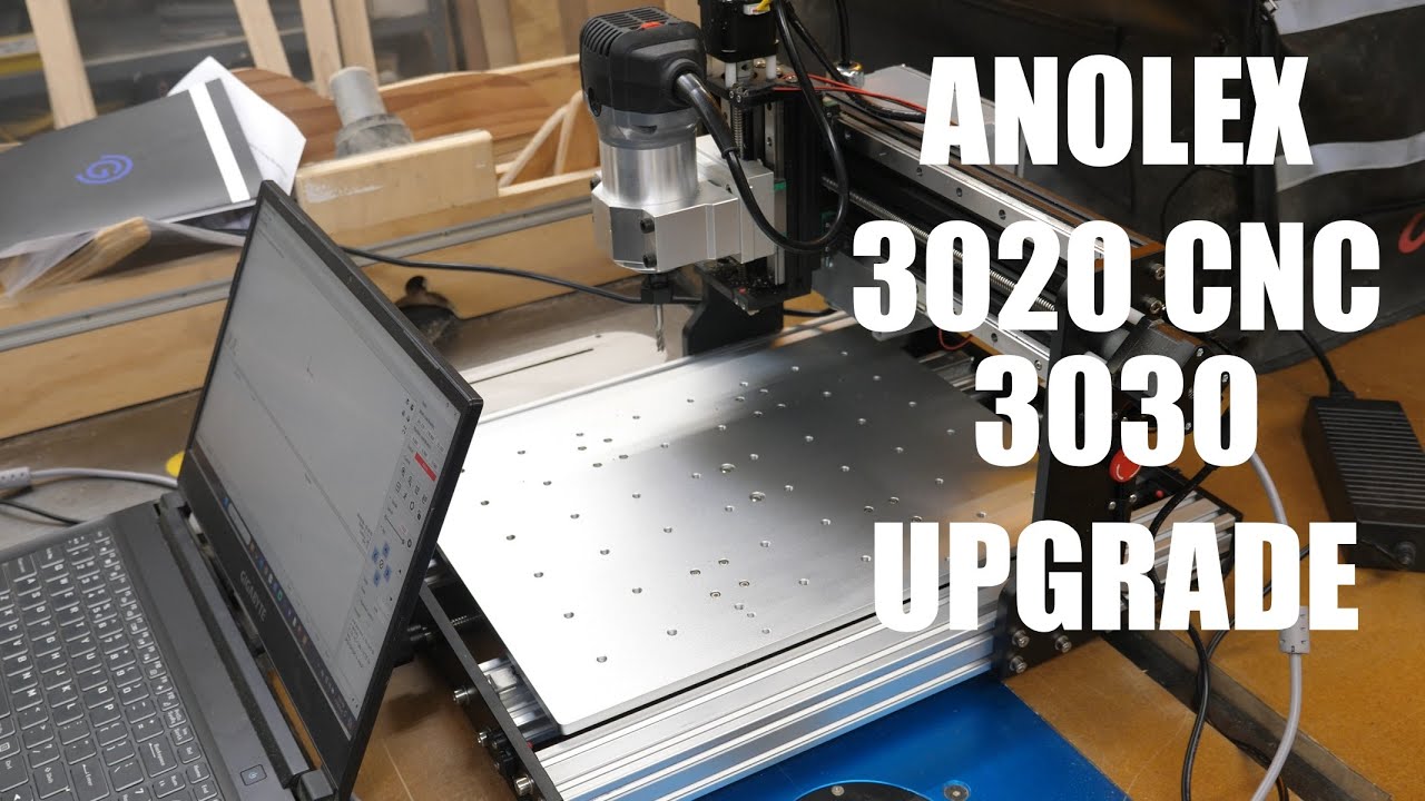 Anolex 3020 CNC Upgrade to 3030 - YouTube
