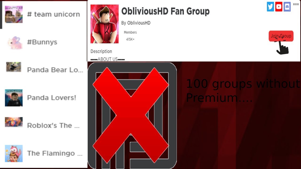 PROOF ROBLOX new update, we can now join 100 GROUPS!! - YouTube