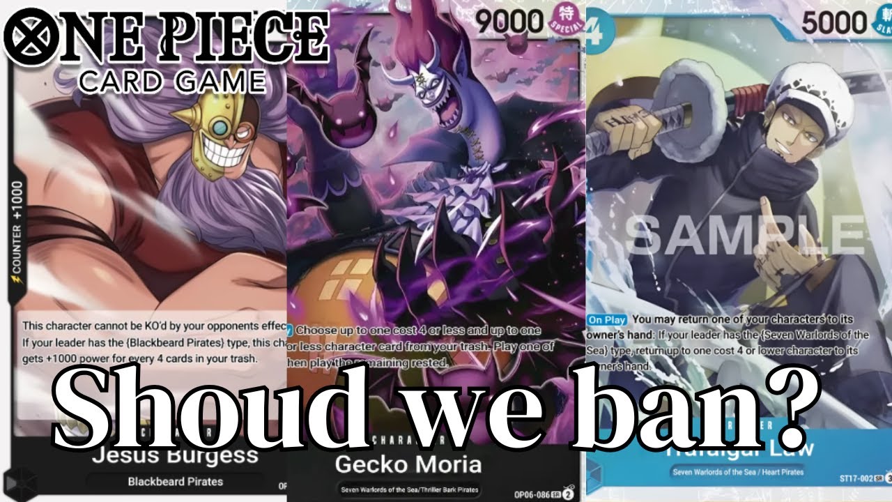 Potential Ban list / Restricted list discussion- One Piece TCG - YouTube