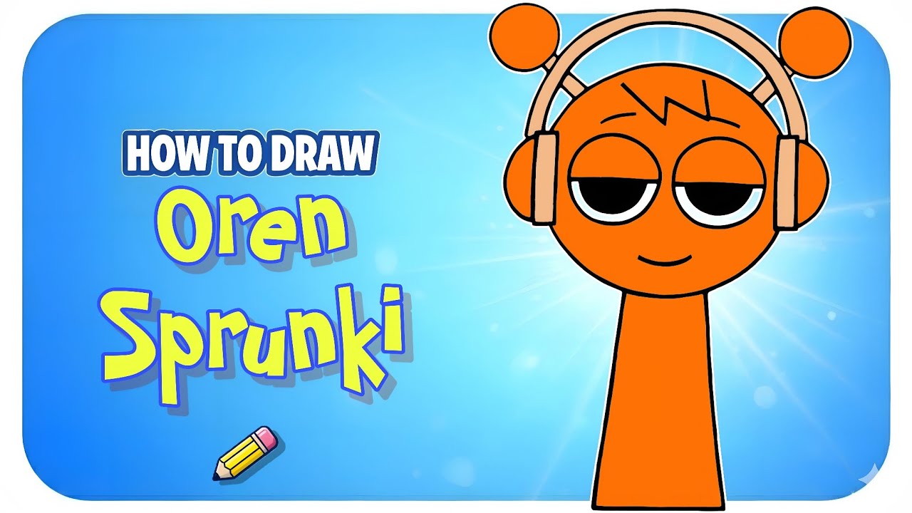 Drawing Oren Sprunki - Incredibox Sprunki - YouTube