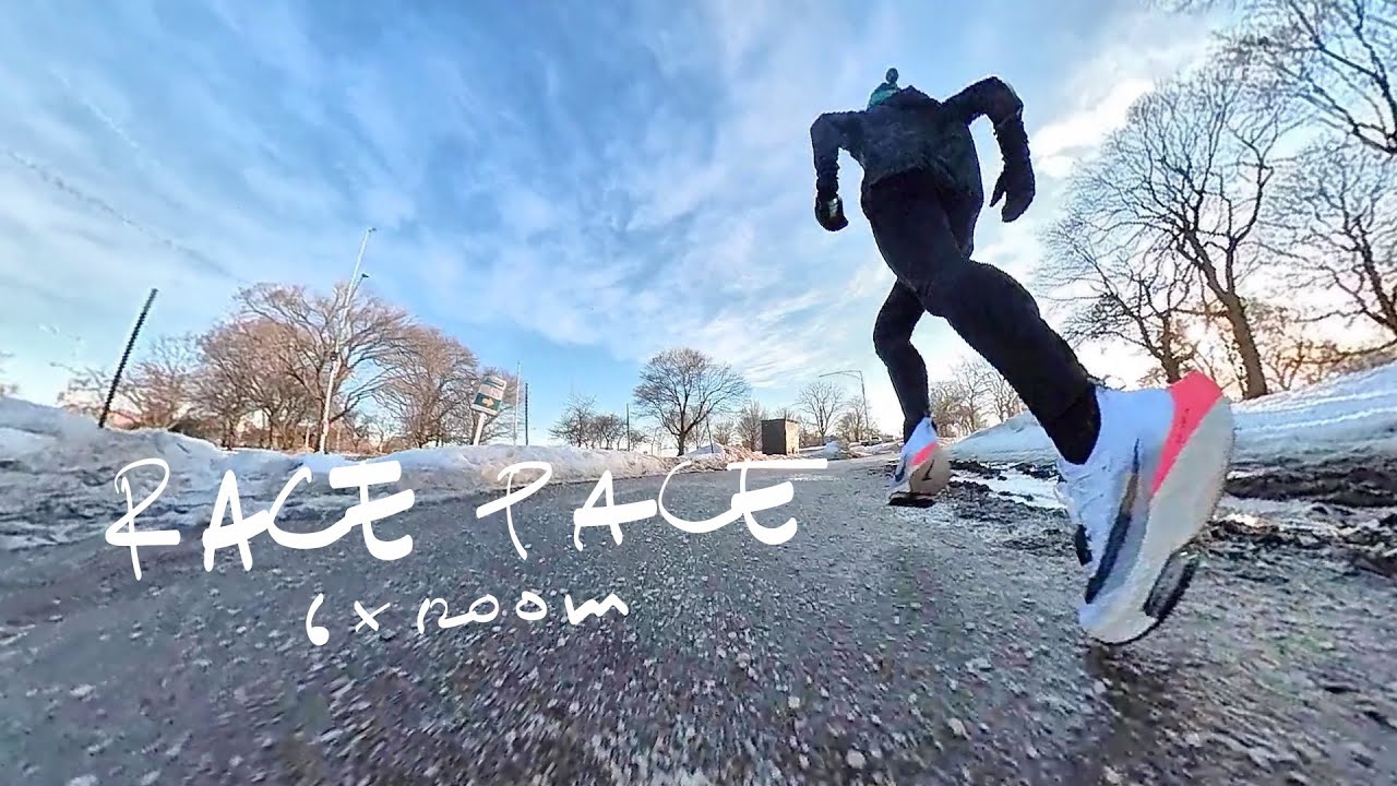 Race Pace Workout 6x1200m - Shamrock Shuffle 8k Training - YouTube