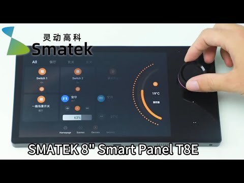 SMATEK 8" T8E KNX POE Android Smartlife Wifi Zigbee Smart Home ...