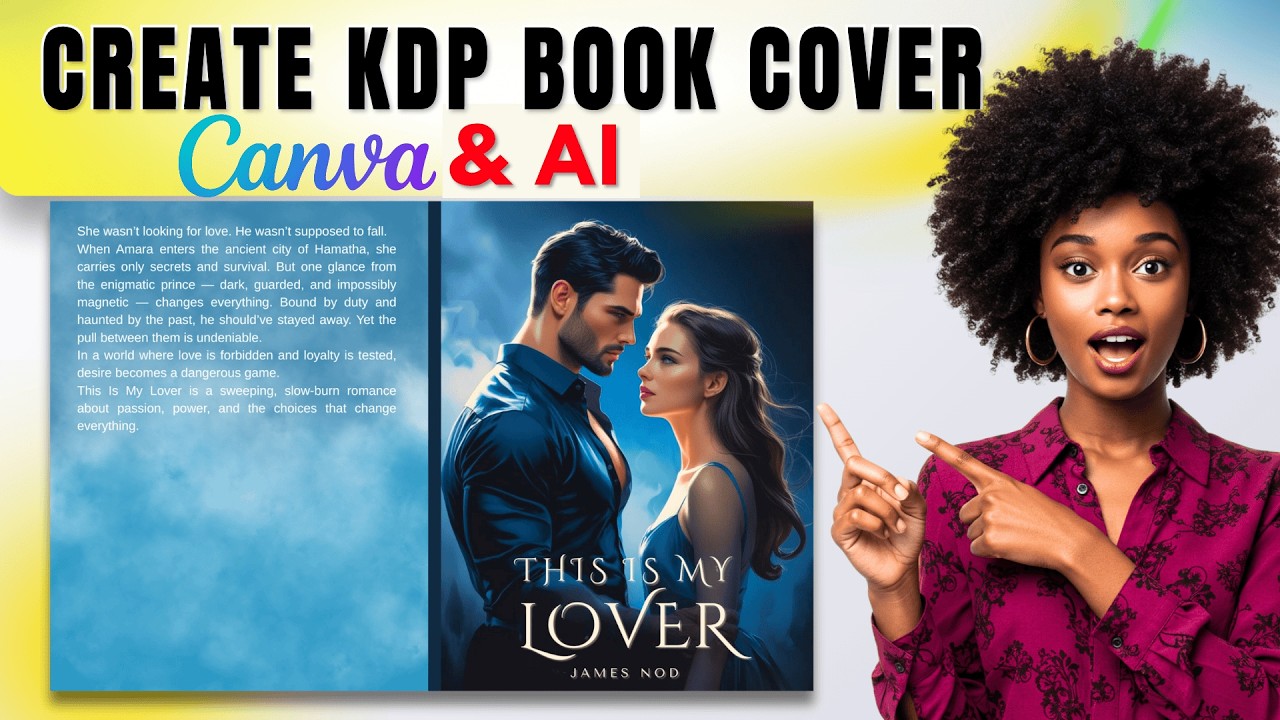 How To Create A KDP Book Cover In Canva With AI 2025 (For Beginners ...