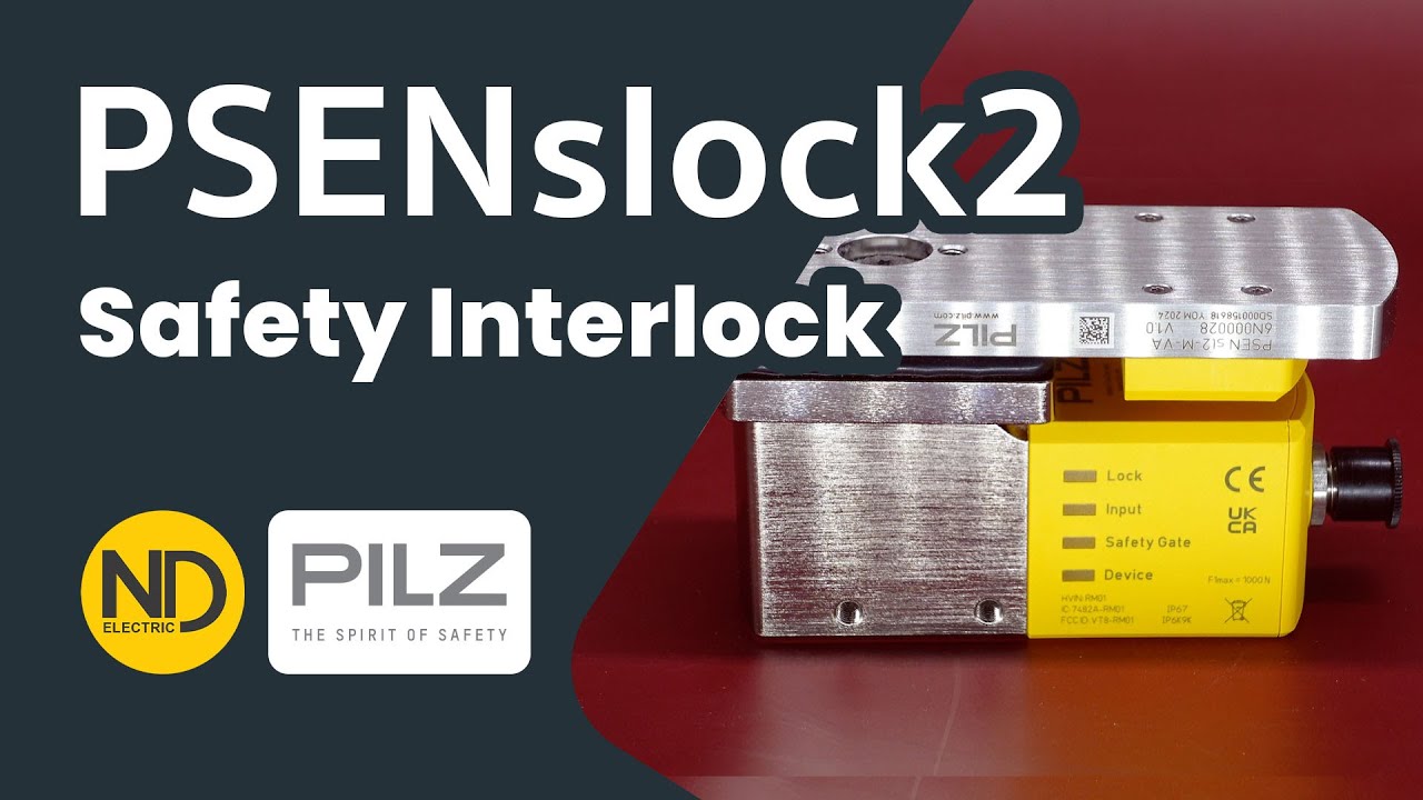 Safety Interlock - PSENslock2 (IP67 / IP6K9K) | ND Electric - YouTube