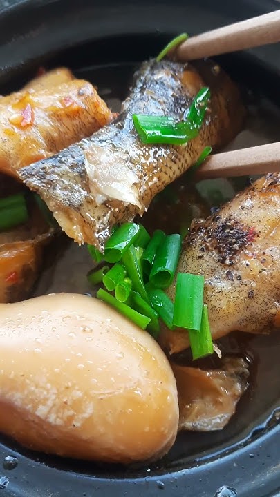 cá bống và trứng gà kho tiêu.. #reels #food #shorts - YouTube