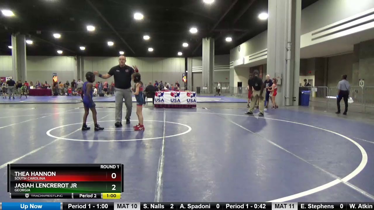 Bantam 56 Jasiah Lencrerot Jr Georgia Vs Thea Hannon South Carolina ...