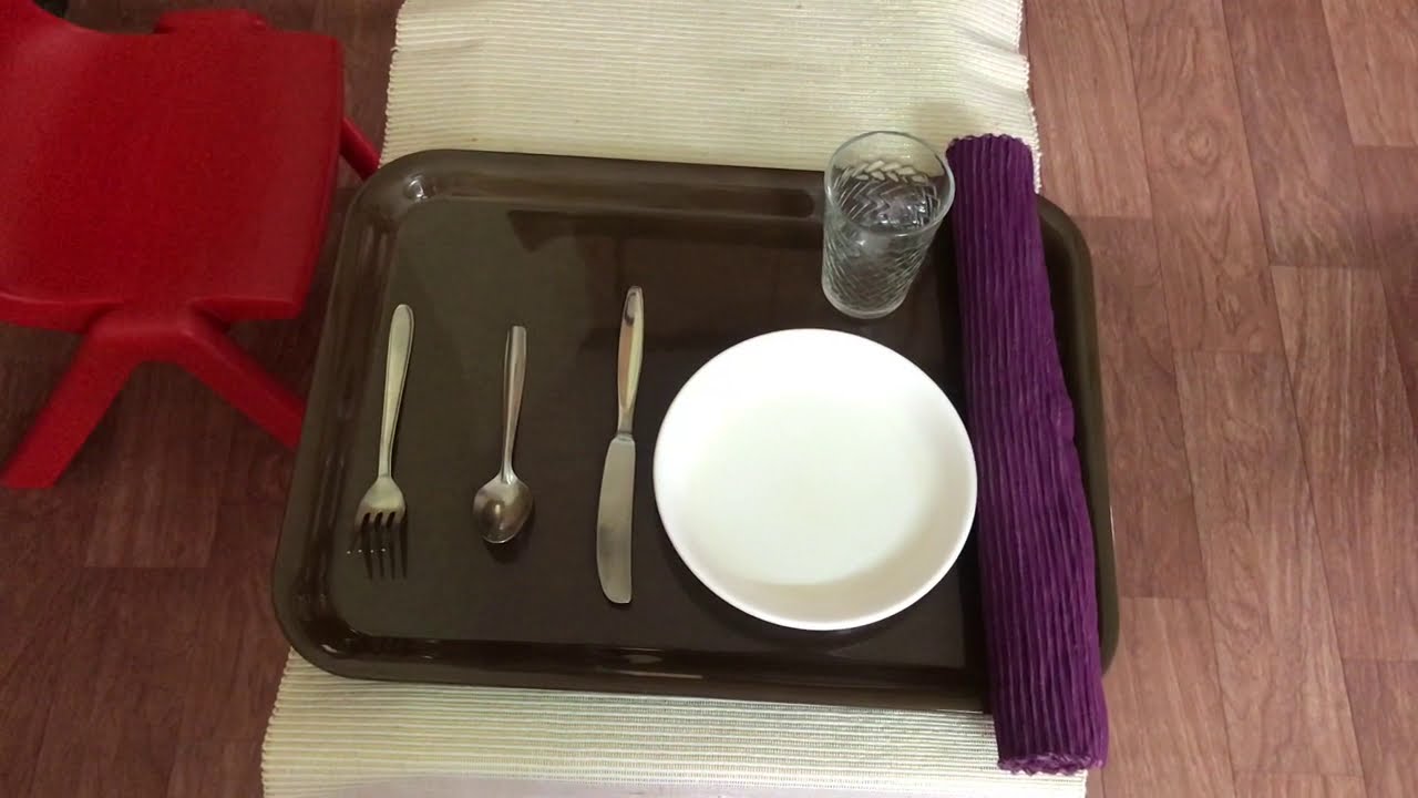 Montessori Activity: Laying The Table - YouTube