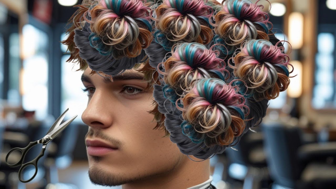 ASMR Animation | Ultra Satisfying Men's 7/3 Haircut Transformation ...