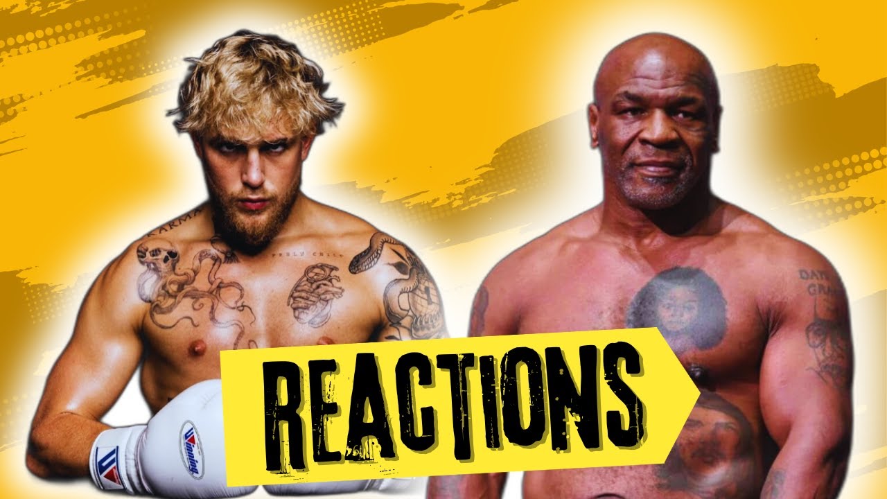 JAKE PAUL VS MIKE TYSON FIGHT REACTIONS - YouTube