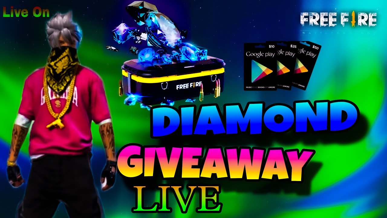 FREE FIRE LIVE DIAMOND GIVEAWAY #SHORTS #FREEFIRE#GIVEAWAYLIVE - YouTube