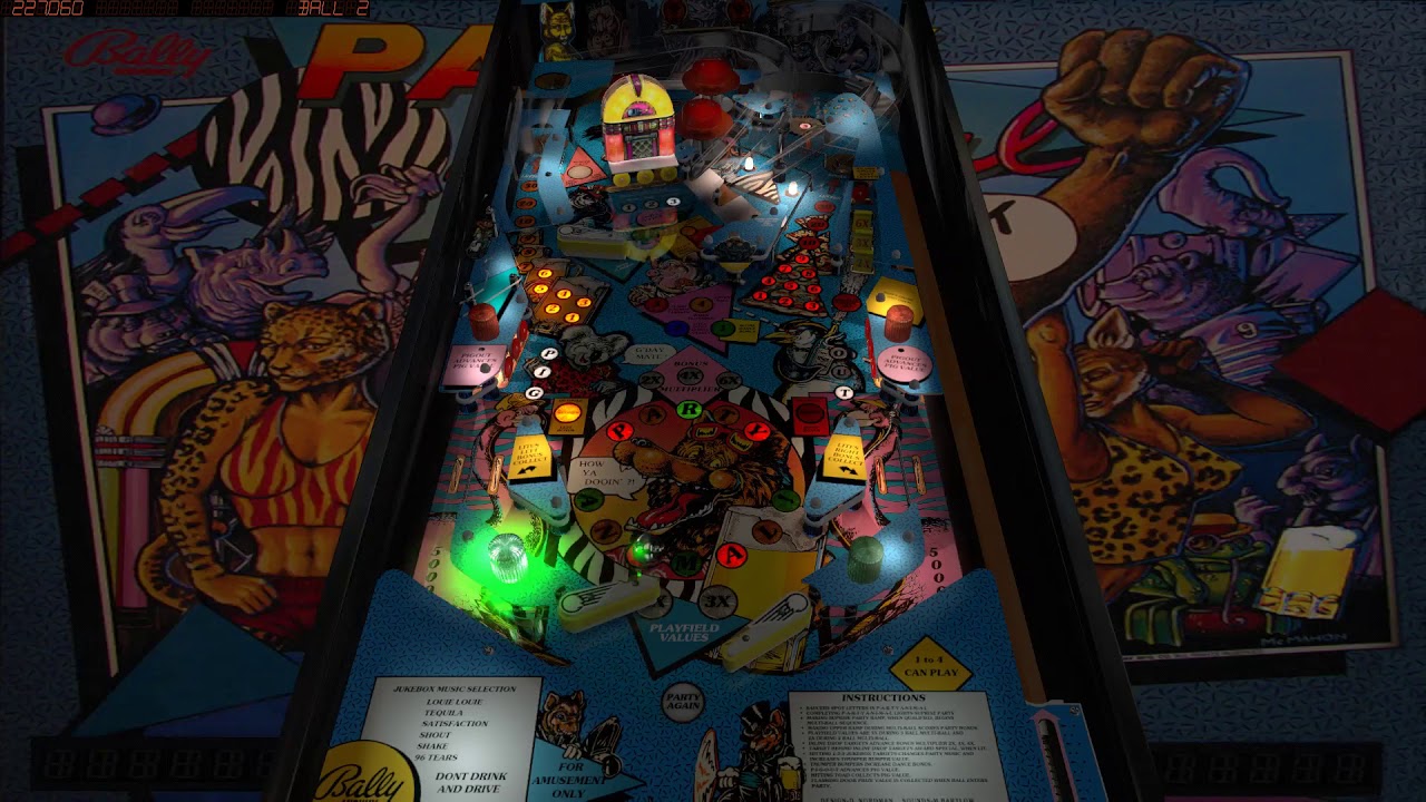 Party Animal Pinball VPX - YouTube