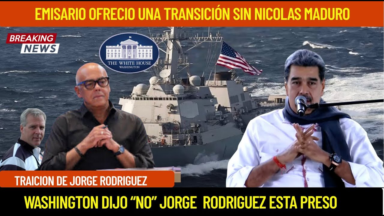 JORGE RODRIGUEZ ESTA PRESO EMISARIO OFRECIO UNA TRANSICIÓN SIN MADURO ...